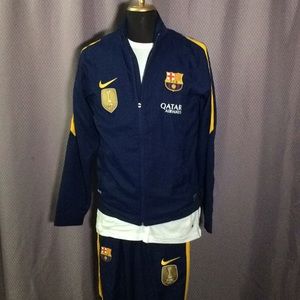 Nike | Jackets & Coats | Fc Barcelona Training Set Open To Offers ...